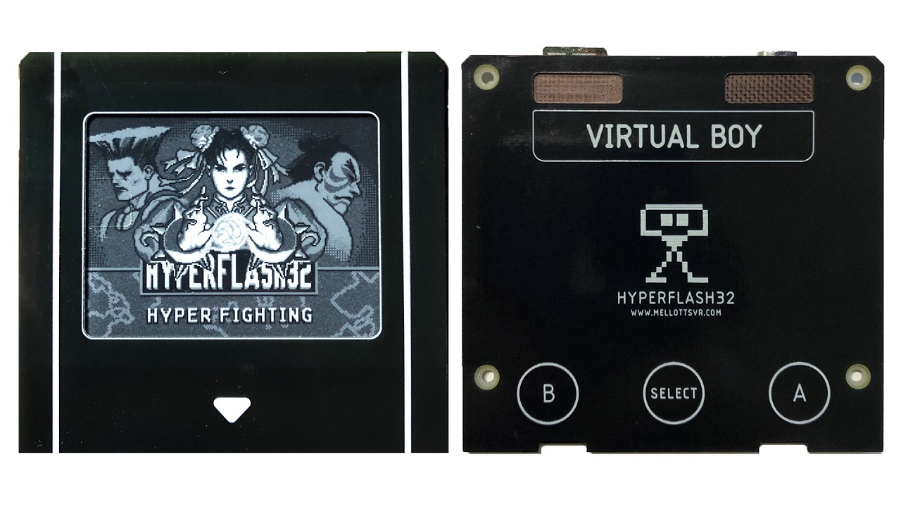 E Ink搭載でゲームの情報も表示可能？ バーチャルボーイ用マルチカートリッジ『HyperFlash 32』のプロトタイプが公開 – レトロゲームで遊ぼう！