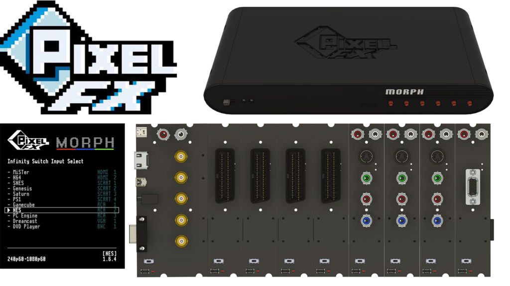 PixelFX、新たなアップスケーラー『Morph』と複数のアナログ入力に対応したモジュール方式の『InfinitySwitch』を2022年 ...