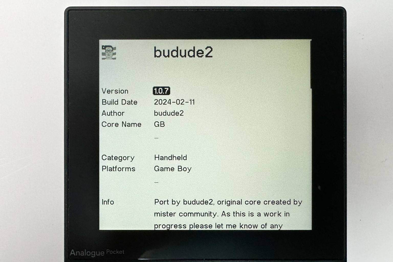 Analogue Pocketのゲームボーイコアがv1.0.7にアップデート – レトロゲームで遊ぼう！
