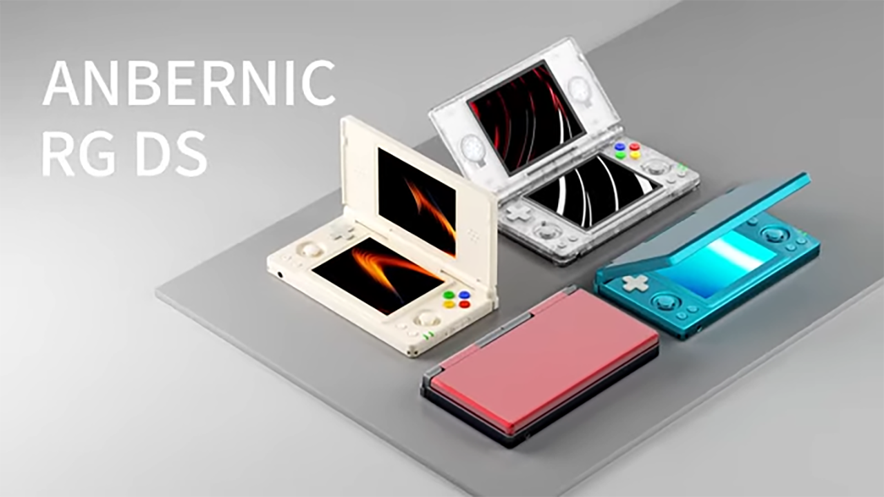 AnbernicのニンテンドーDSライクなゲーム機RG DSは100ドル以下で決定！公式が新たな動画を公開 – レトロゲームで遊ぼう！